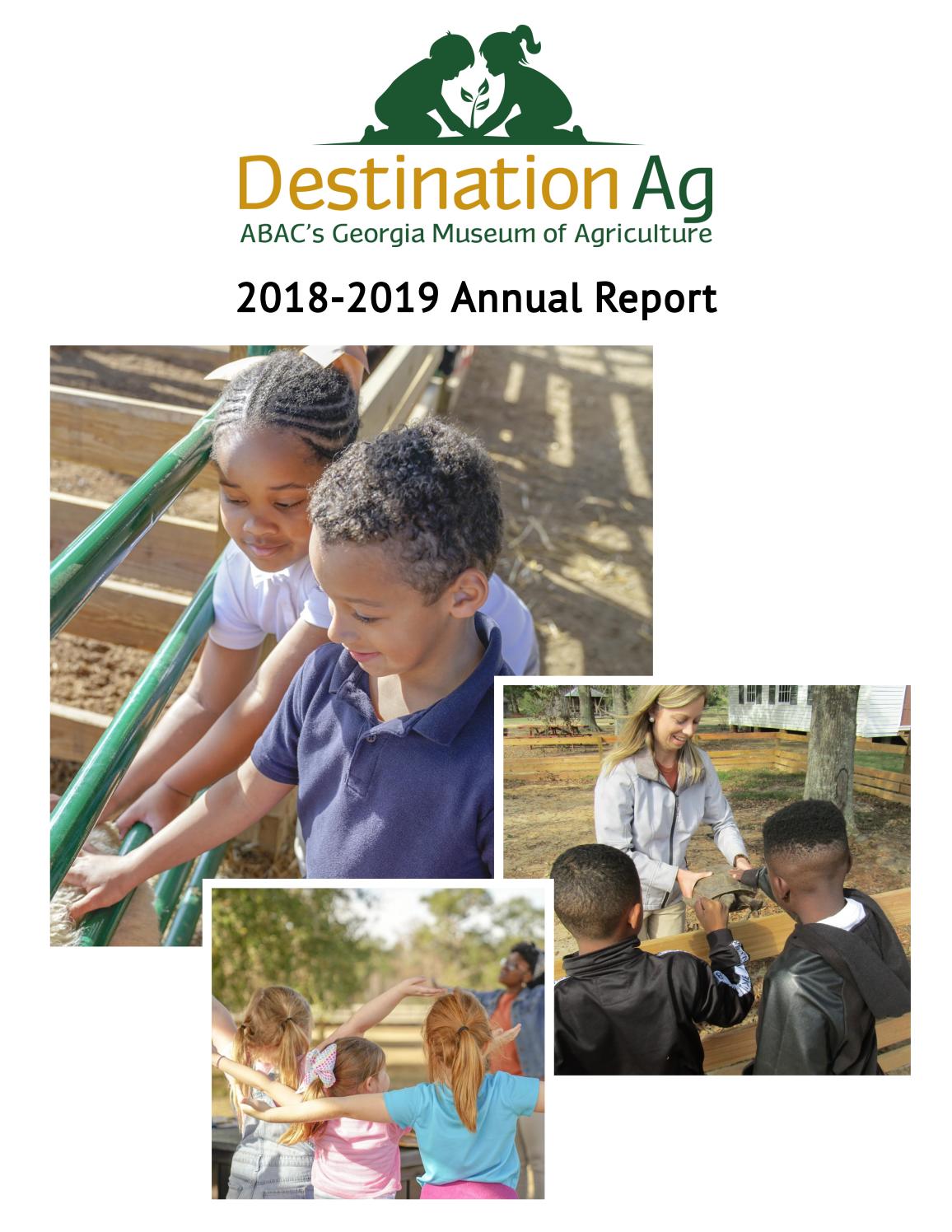 Annual Report 2018-2019 by Destination Ag - Issuu
