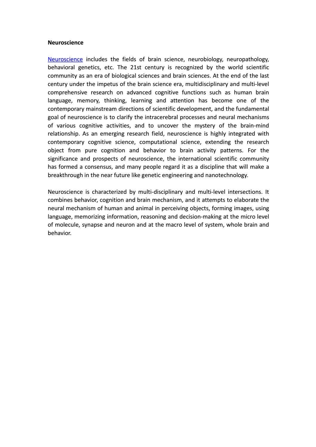 Neuroscience by Creative Diagnostics - Issuu