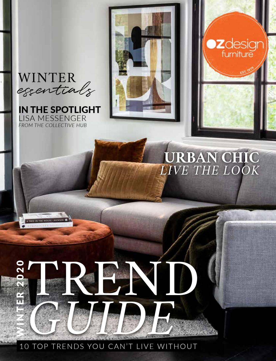 OZ DESIGN FURNITURE WINTER 2020 TREND GUIDE by OZ Design Furniture - Issuu