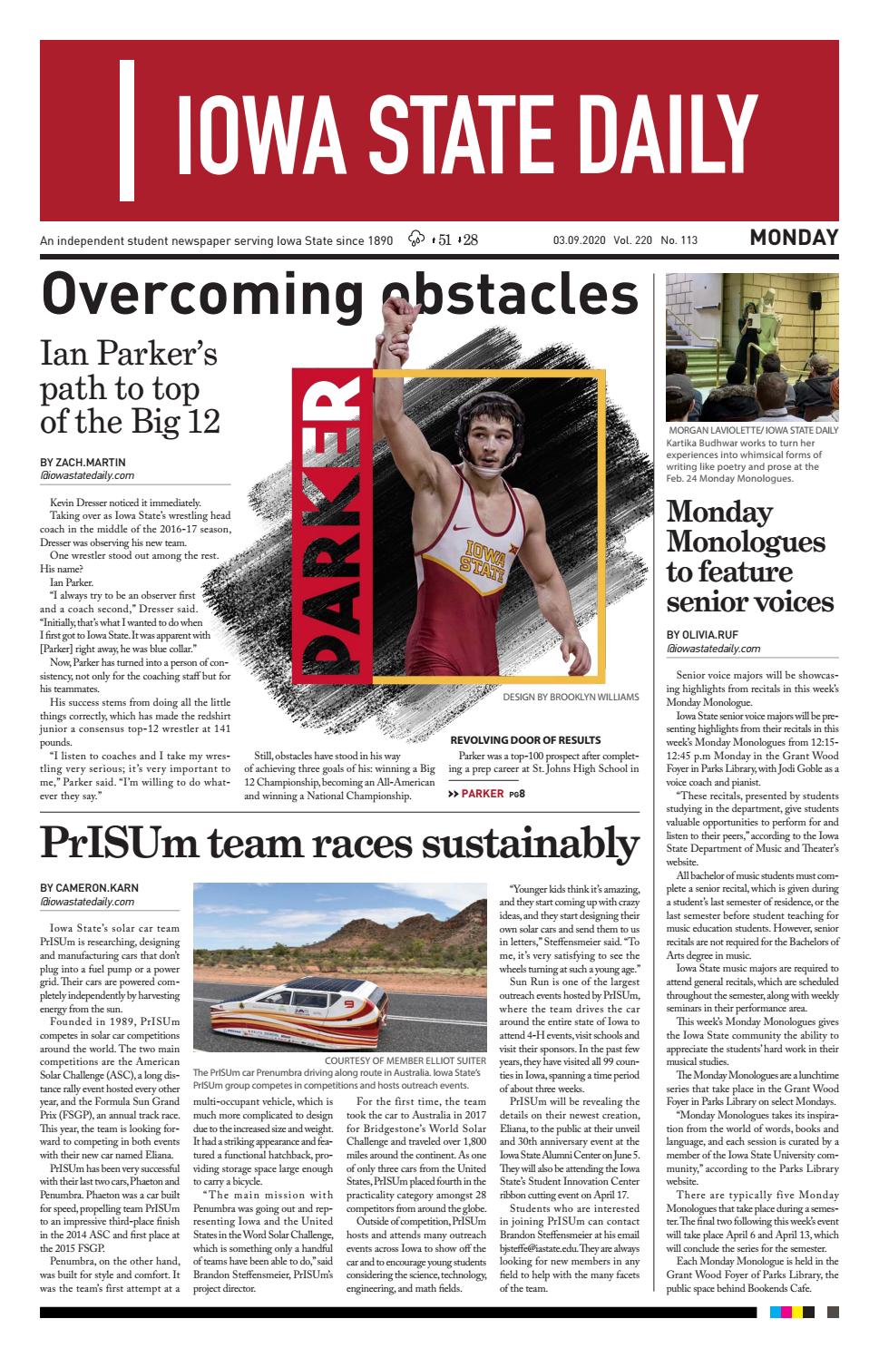 3.9.20 by Iowa State Daily - Issuu