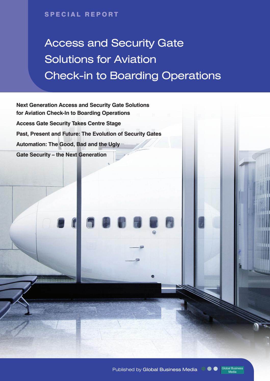Next Generation Access and Security Gate Solutions for Aviation Check ...