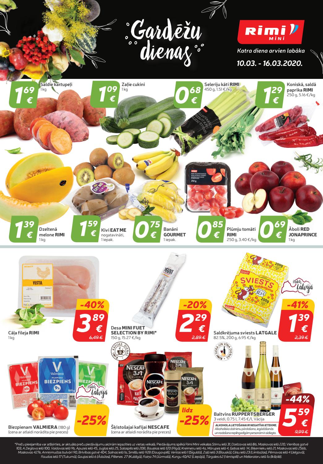 Rimi Mini piedāvājumi 10.03.-16.03.2020. by Rimi - Issuu