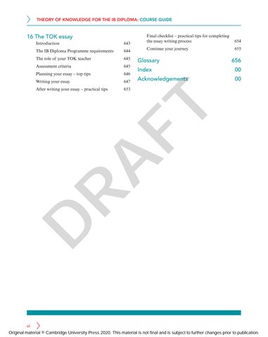 IB TOK Executive Preview by Cambridge International Education - Issuu