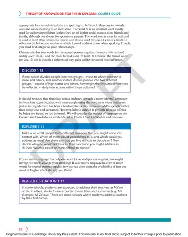 IB TOK Executive Preview by Cambridge International Education - Issuu
