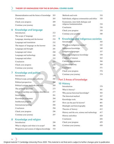 IB TOK Executive Preview by Cambridge International Education - Issuu