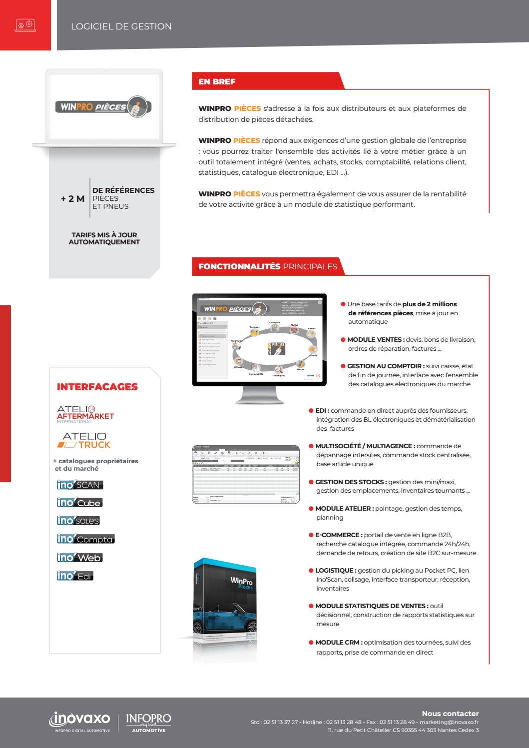 Fiche produit WINPRO PIECES FR by INFOPRO DIGITAL - Issuu