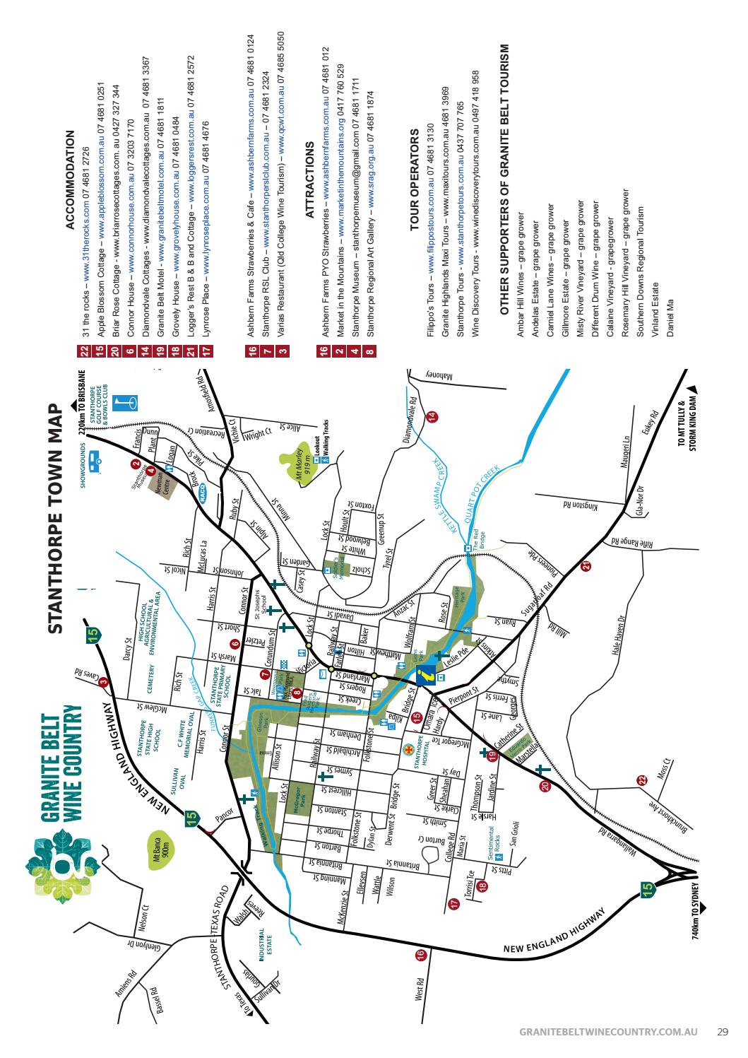 Stanthorpe & The Granite Belt Visitor Guide by Vink Publishing - Issuu