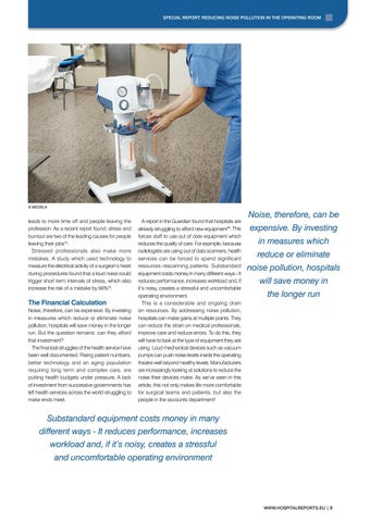 Hospital Reports – Reducing Noise Pollution in the Operating Room ...