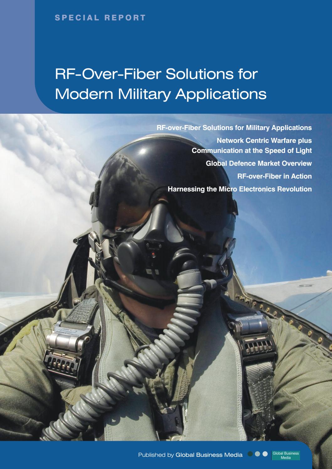 Defence Industry Reports – Next Generation RF-Over-Fiber Solutions for ...