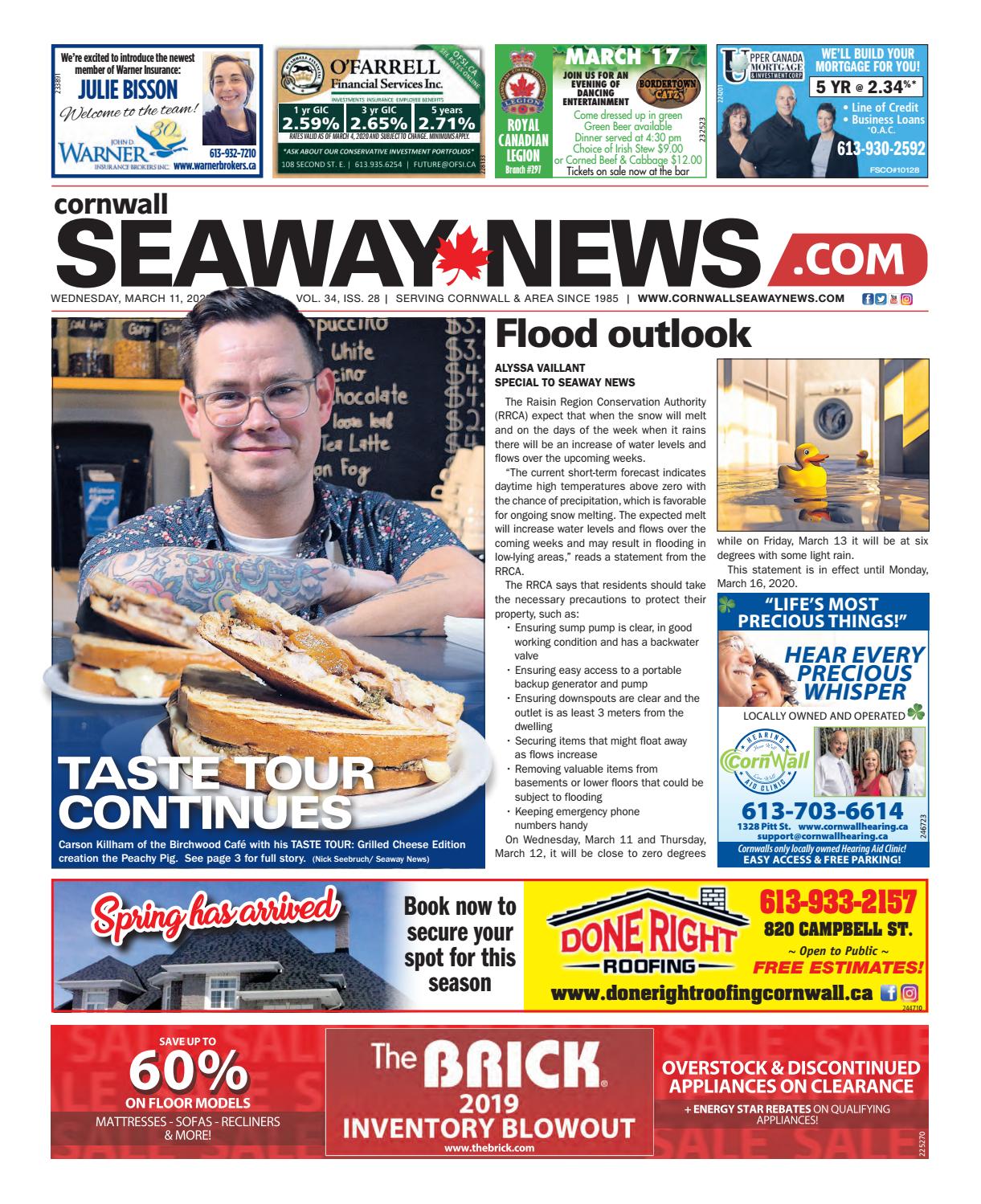 Cornwall Seaway News March 11, 2020 Edition by Cornwall Seaway News - Issuu