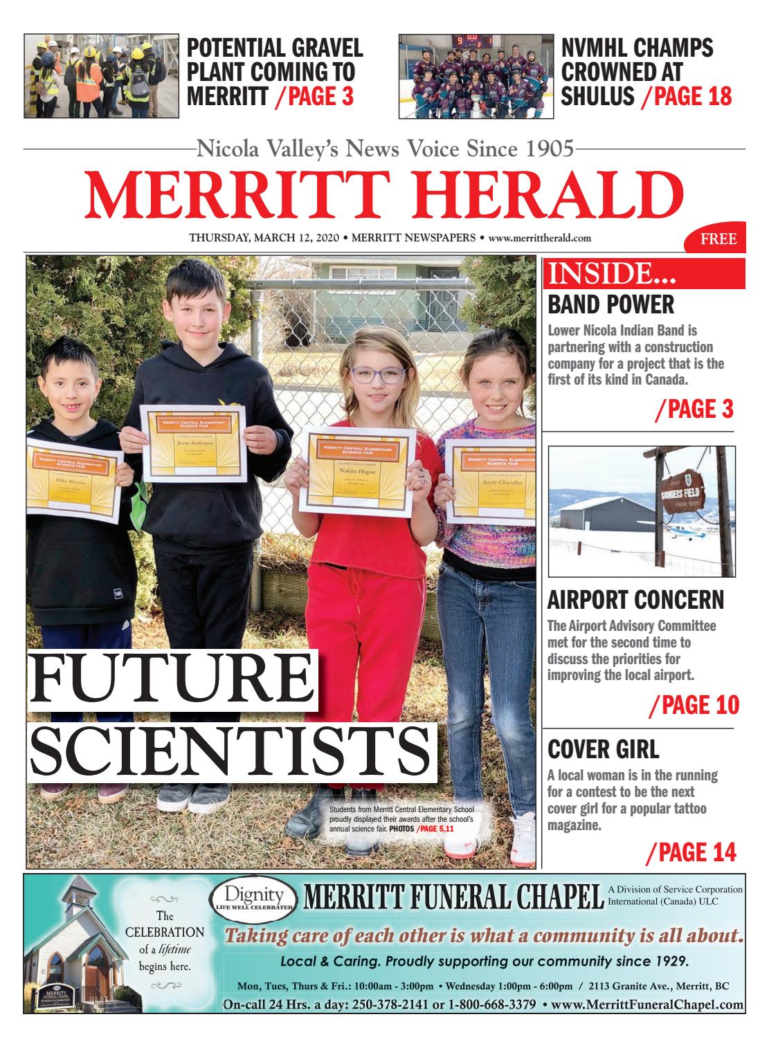 March 12 - 2020 by Merritt Herald - Issuu