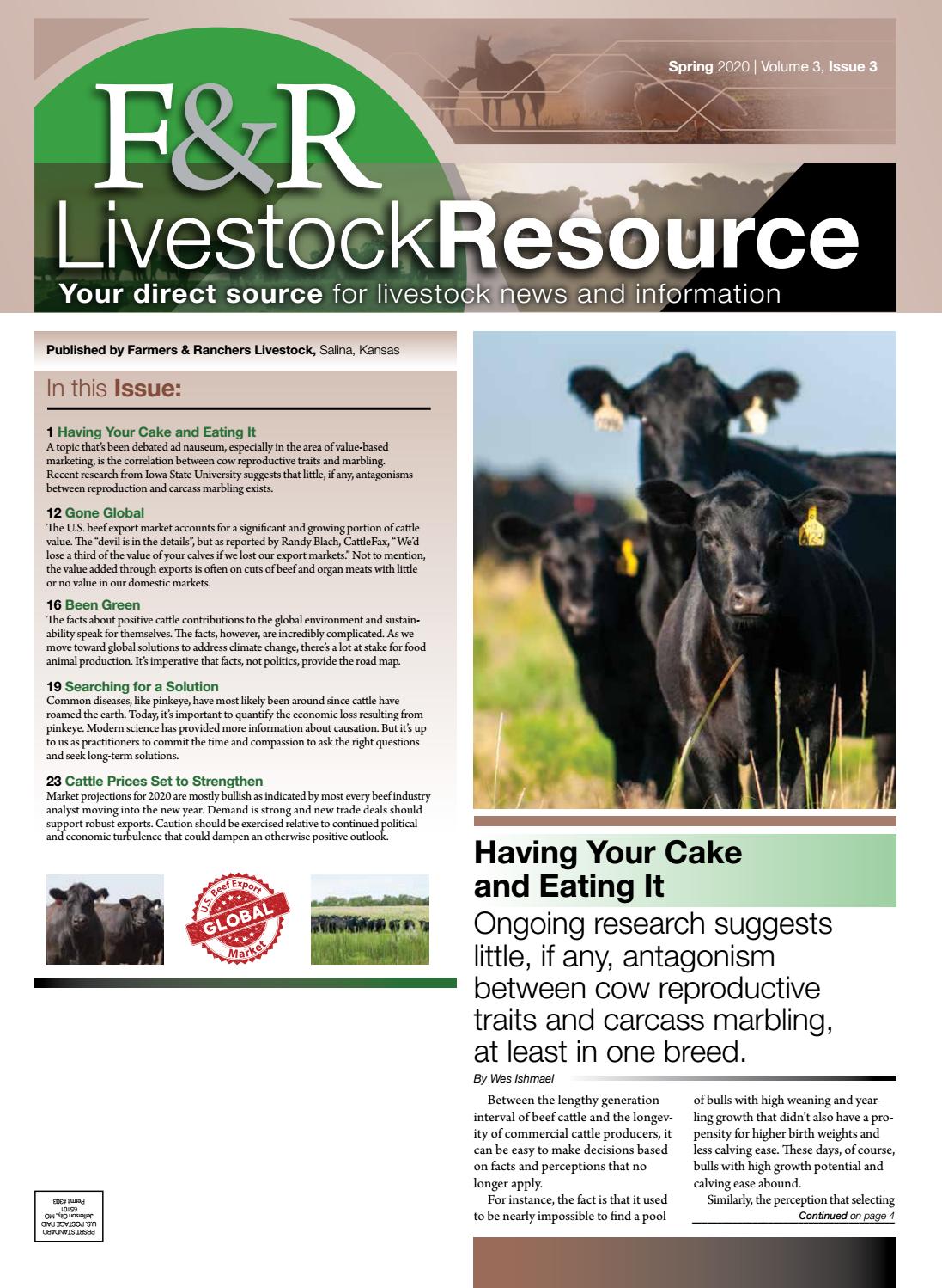 F&R Livestock Resource Spring 2020 by F&R Livestock Resource - Issuu