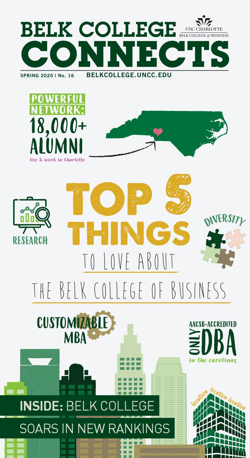 Belk College Connects Spring 2020 by UNC Charlotte Belk College - Issuu