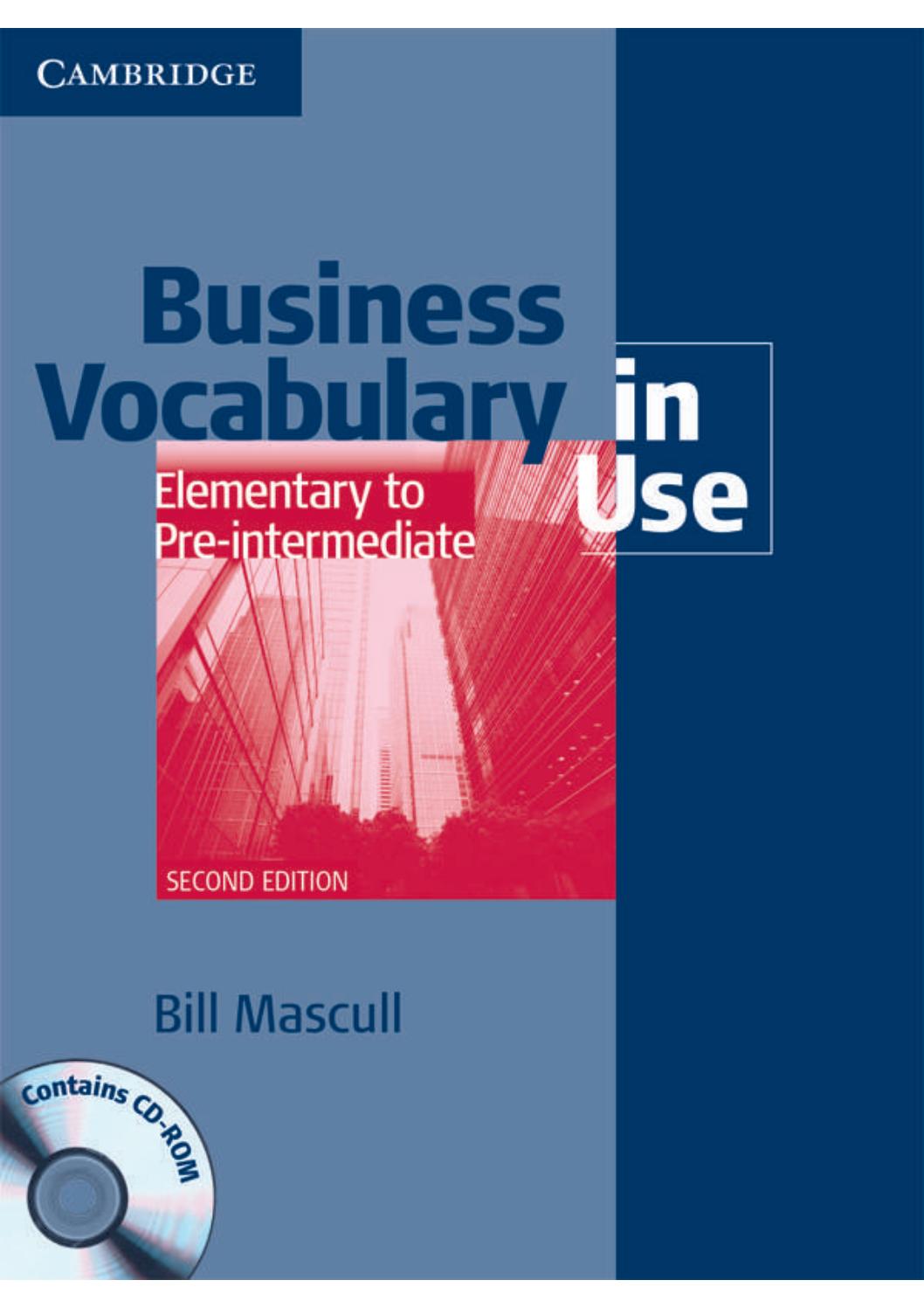 Business Vocabulary in Use Elementary to Pre-intermediate by 華泰文化 Hwa ...