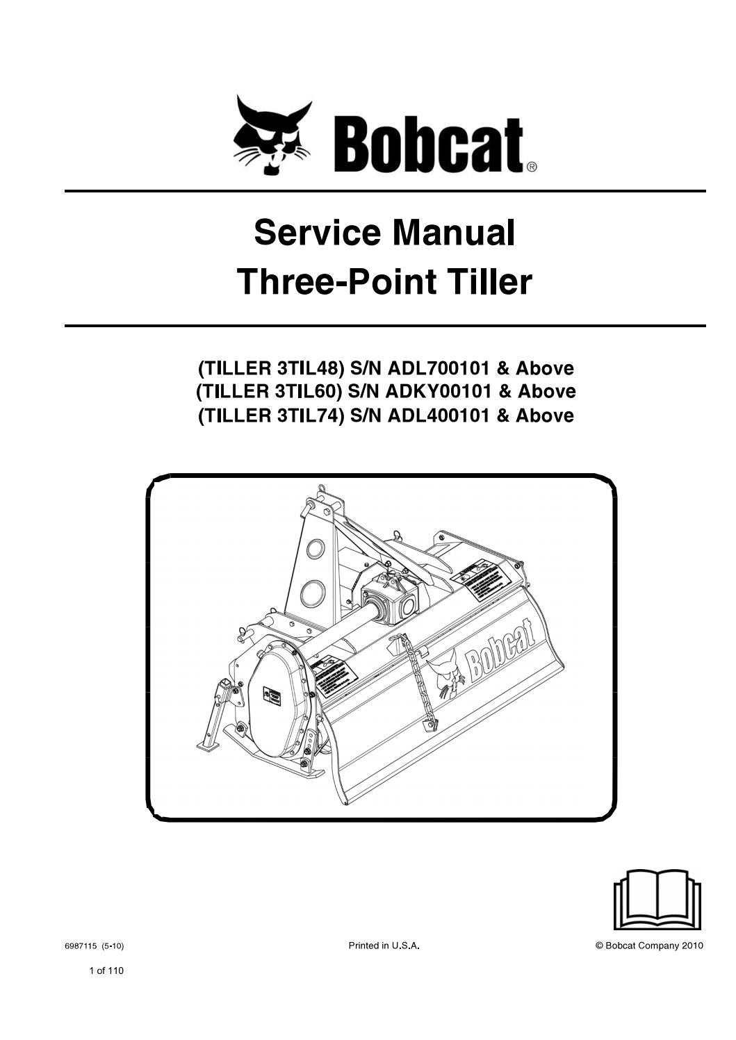 Bobcat Three Point Tiller 3TIL48 3TIL60 3TIL74 Service Repair bobcat-three-point-tiller-3til48-3til60-3til74-service-repair