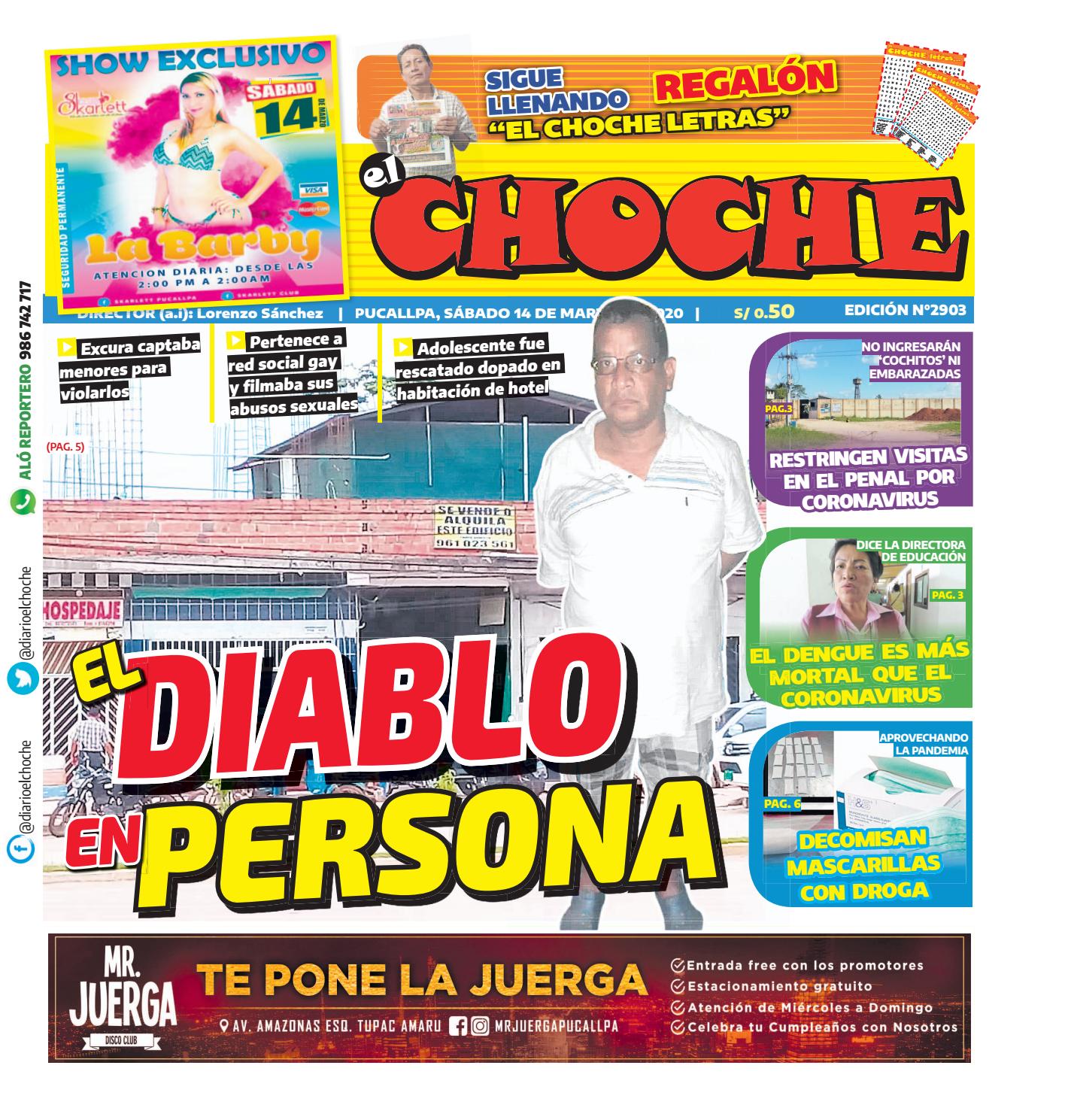 El Choche, Pucallpa 14 de Marzo del 2020 by Diario Ímpetu - Issuu