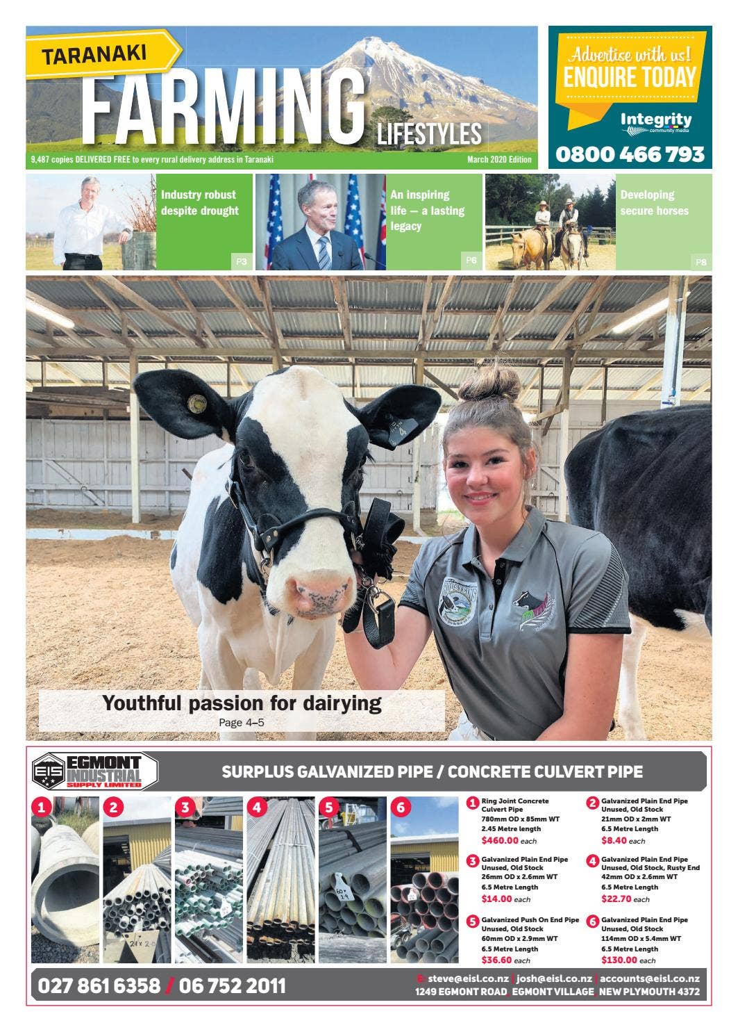 Taranaki Farming Lifestyles, March 2020 by Rural Matters - Issuu