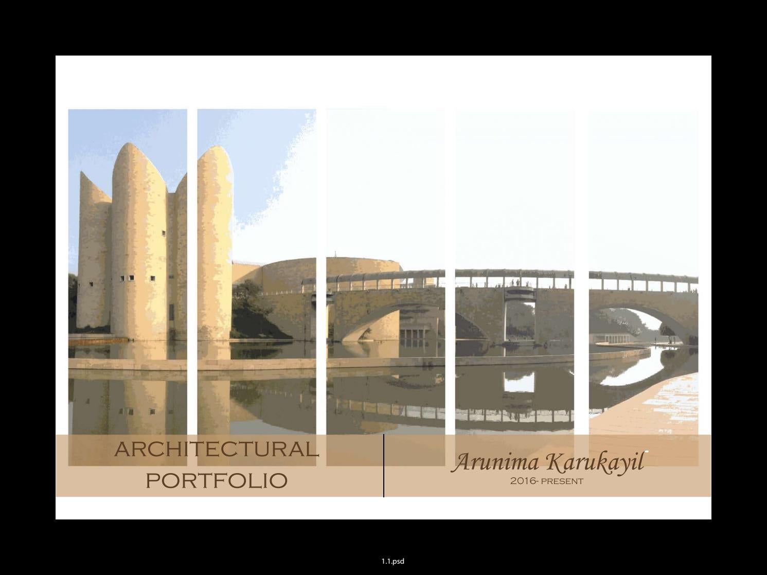 Undergraduate Architectural Portfolio by 07Arunimak - Issuu