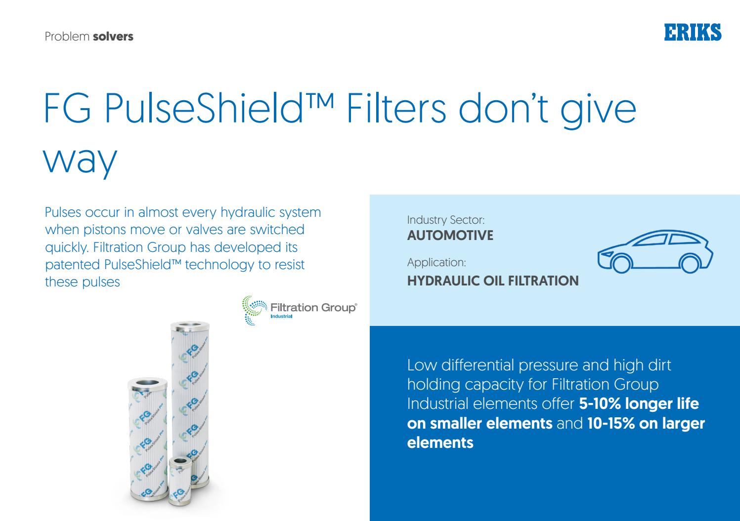 ERIKS Problem Solver - Filtration Group PulseShield™ by ERIKS UK ...