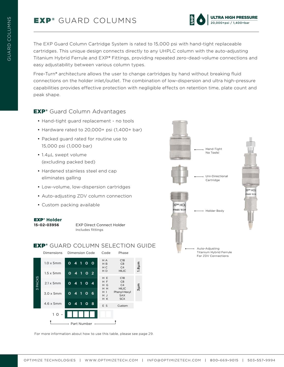 EXP Guard Column by Optimize Technologies - Issuu