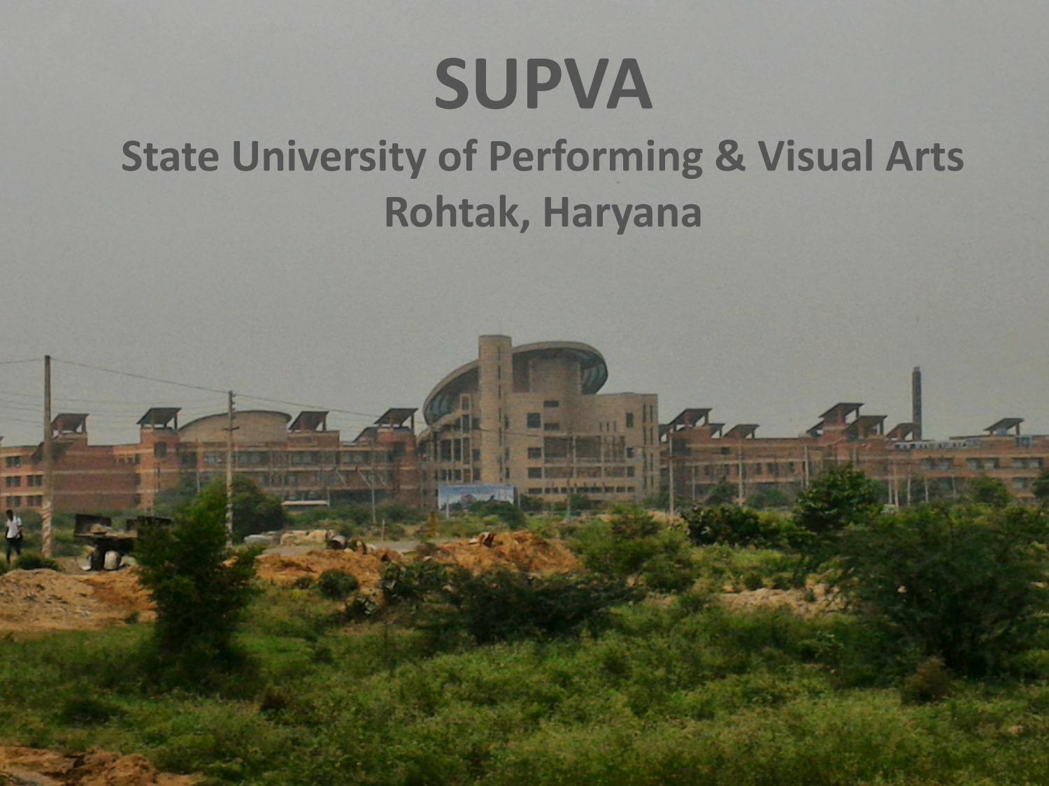 Detailed Architectural Case Study of SUPVA, ROHTAK with Drawings by ...
