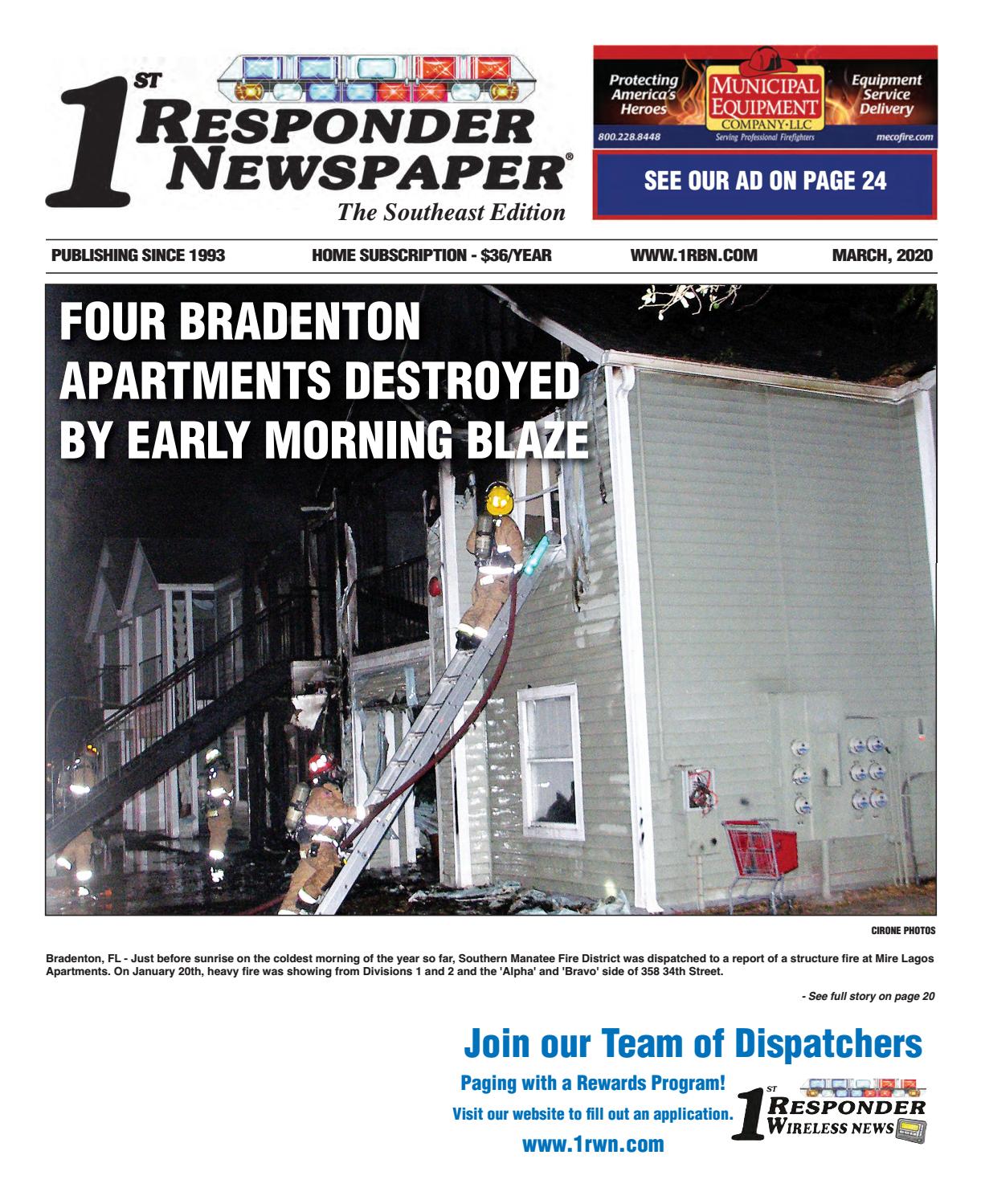 1st Responder News Southeast March Edition by Belsito Communications ...