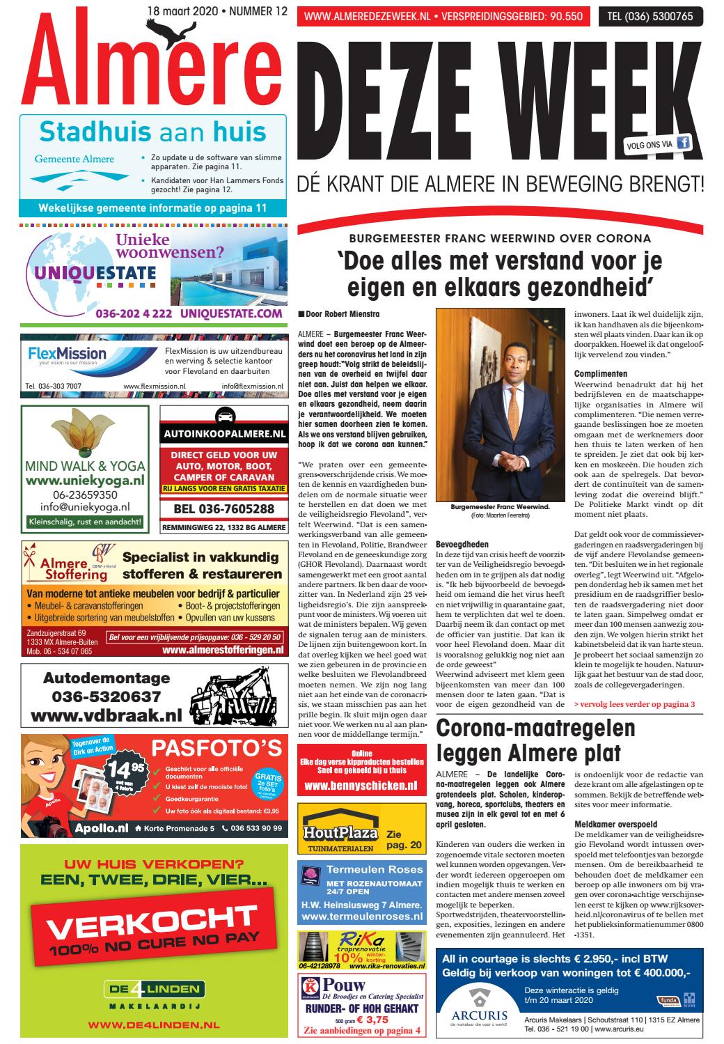 Almere DEZE WEEK week 12 2020 by Almere DEZE WEEK - Issuu