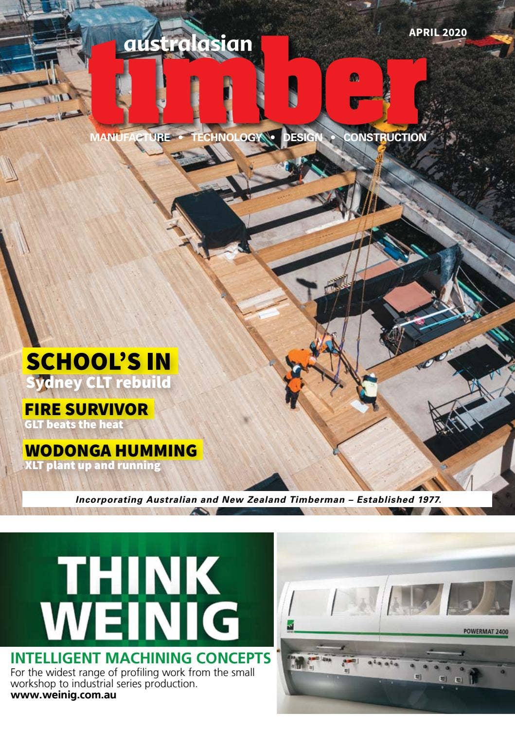 Australasian Timber Magazine - April 2020 by Provincial Press Group - Issuu