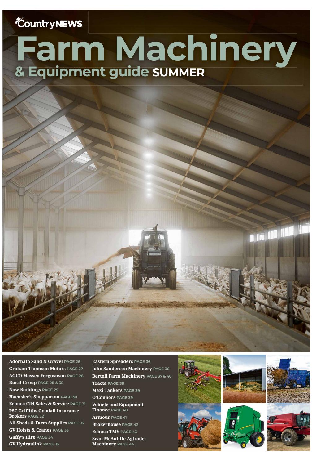 Farm Machinery and Equipment guide. Summer 2019 by McPherson Media ...