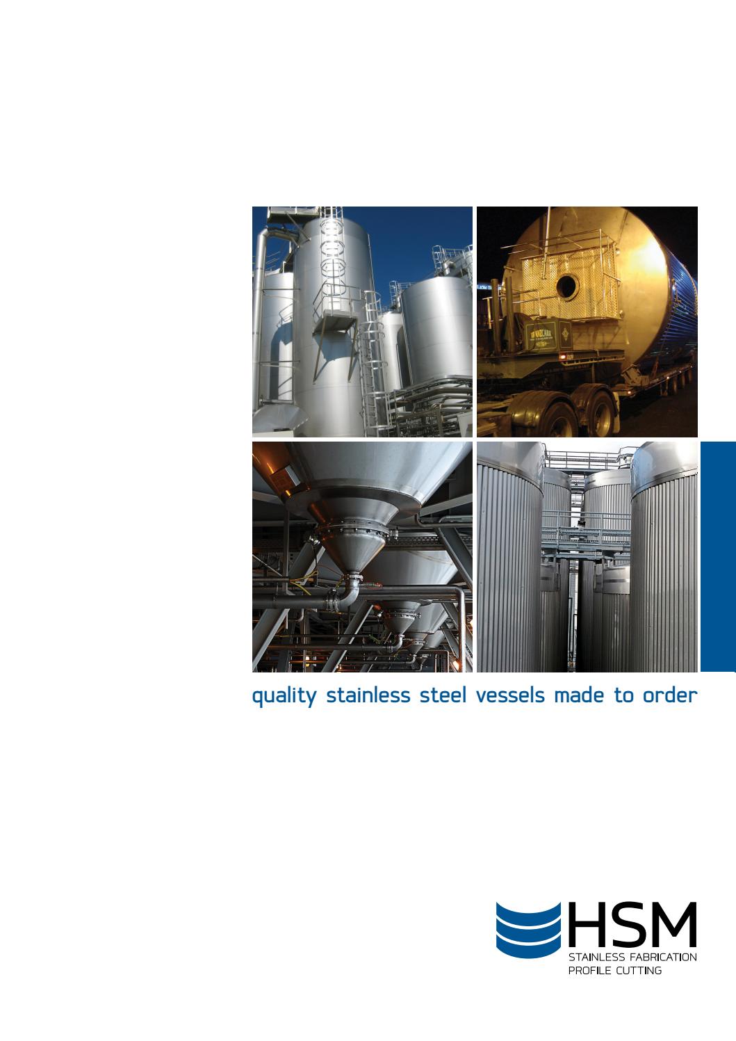 HSM Stainless Fabrication Brochure A4 by Benefitz - Issuu