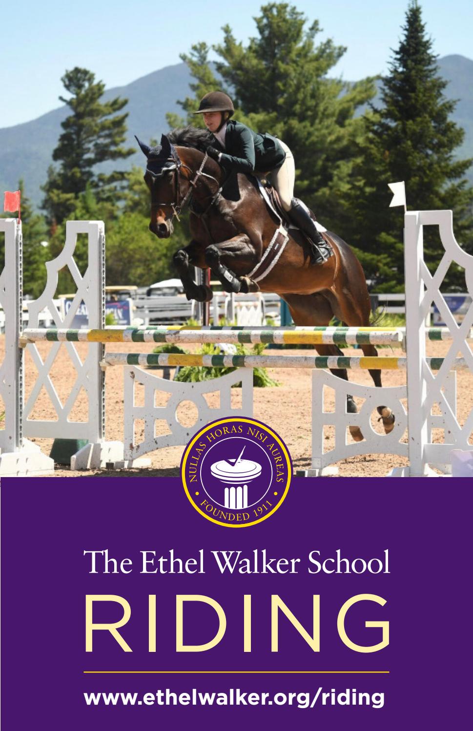 Riding at Walker's by The Ethel Walker School - Issuu