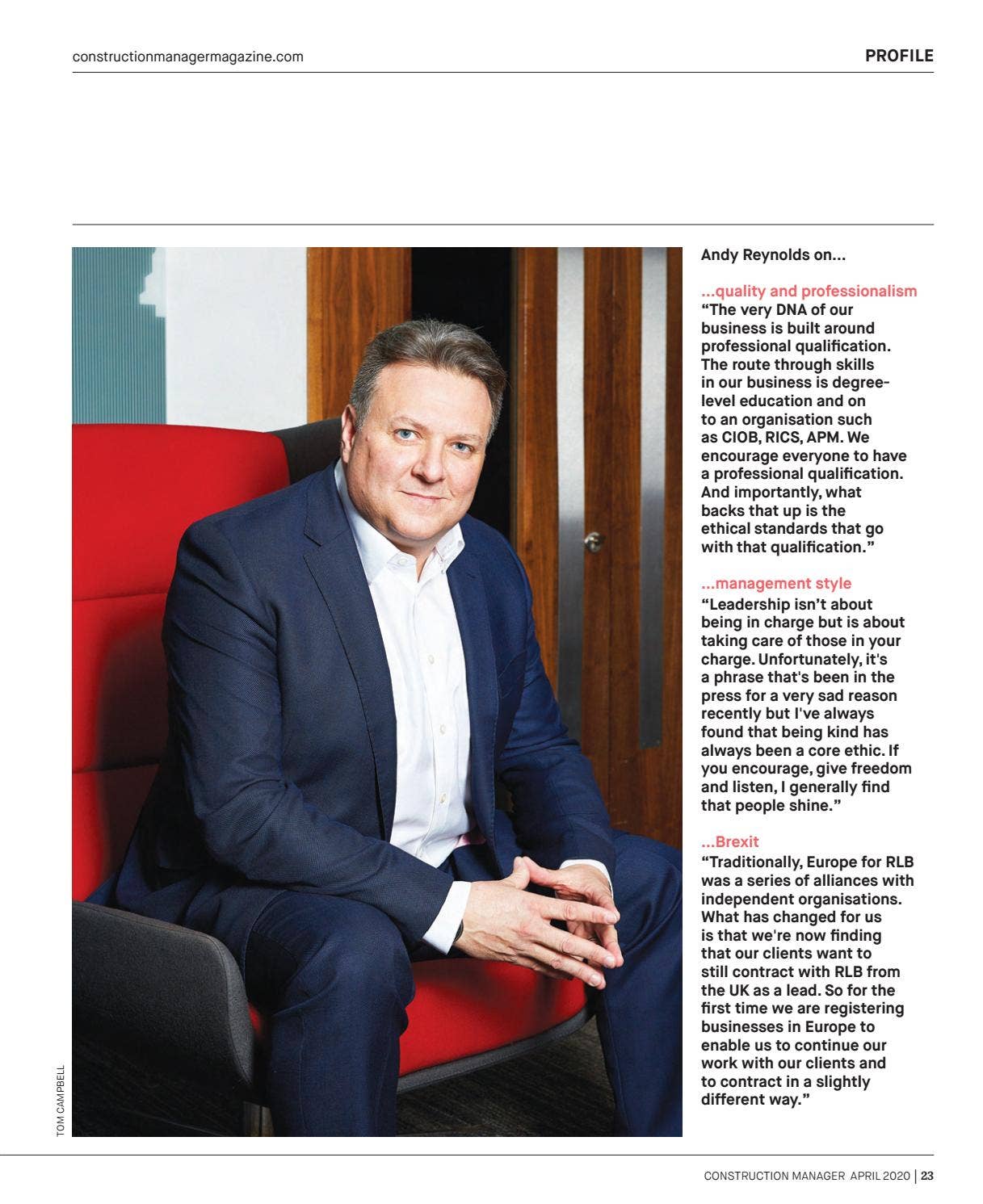 Construction Manager magazine by Construction Management - Issuu