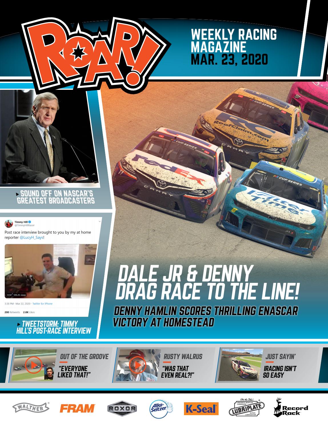ROAR! - Weekly Racing Magazine - March 23, 2020 by A.E. Engine - Issuu