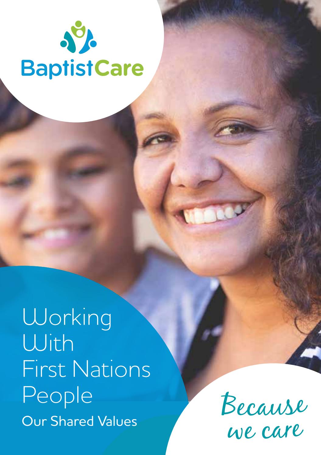 Our Shared Values - Working with First Nations People by BaptistCare ...