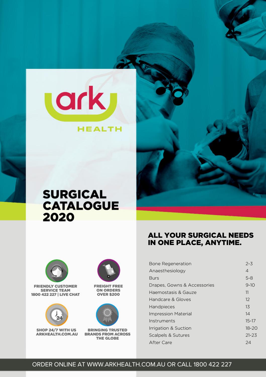 Ark Health Surgical Catalogue 2020 by Noah Shroot - Issuu
