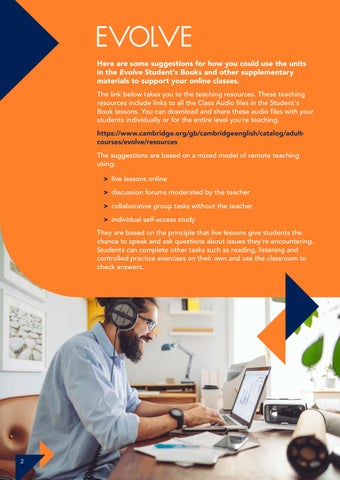 How to teach remotely using Evolve by Cambridge University Press - Issuu