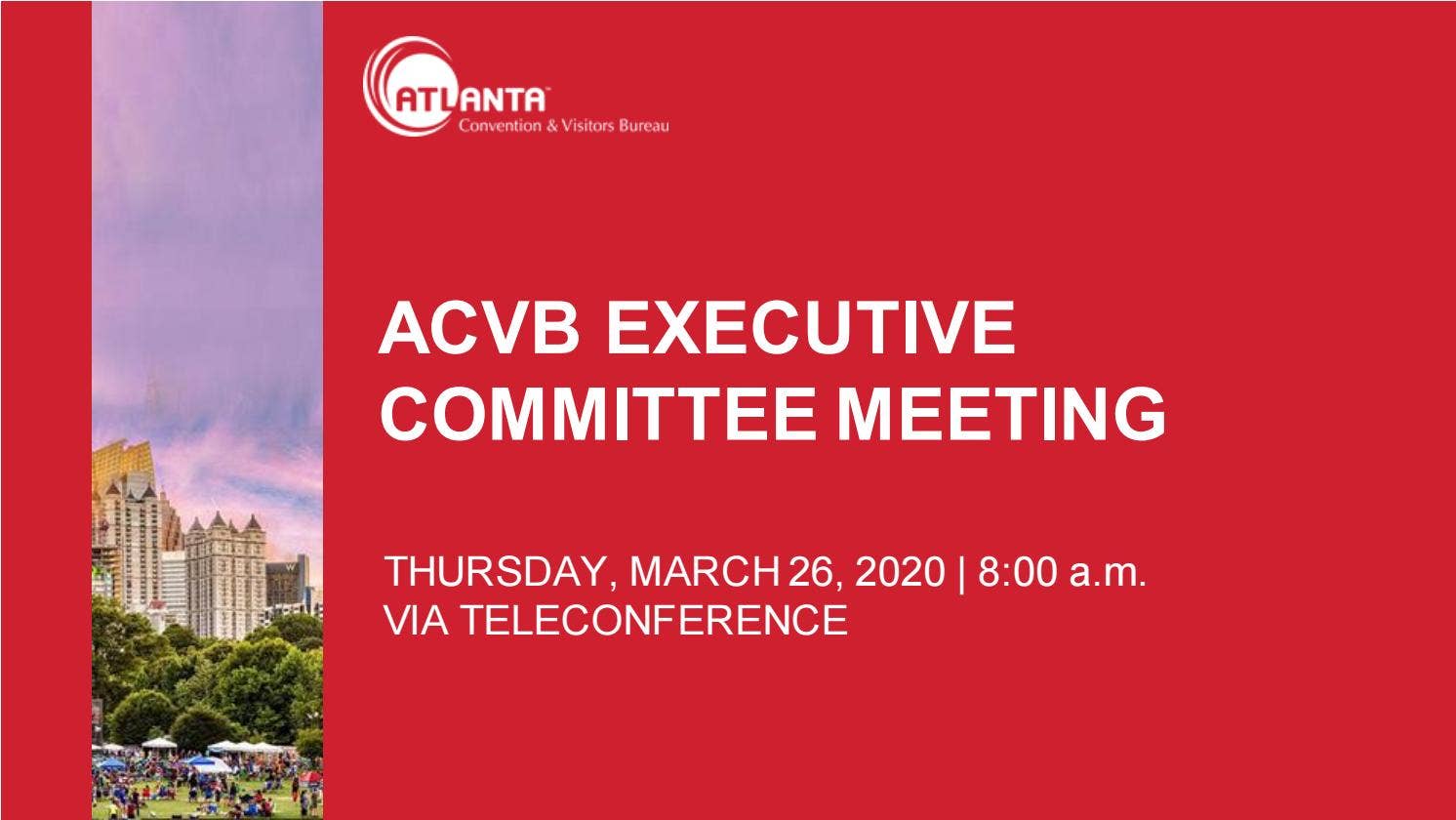 March 26,2020 ACVB Executive Committee Presentation by Atlanta CVB - Issuu