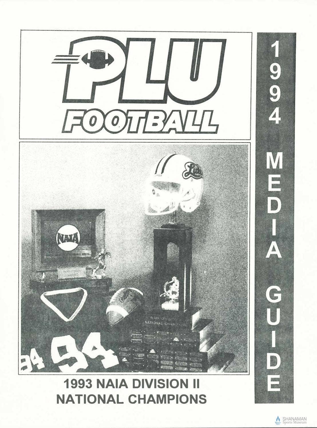 1994 Pacific Lutheran University Football Media Guide by Tacoma-Pierce ...