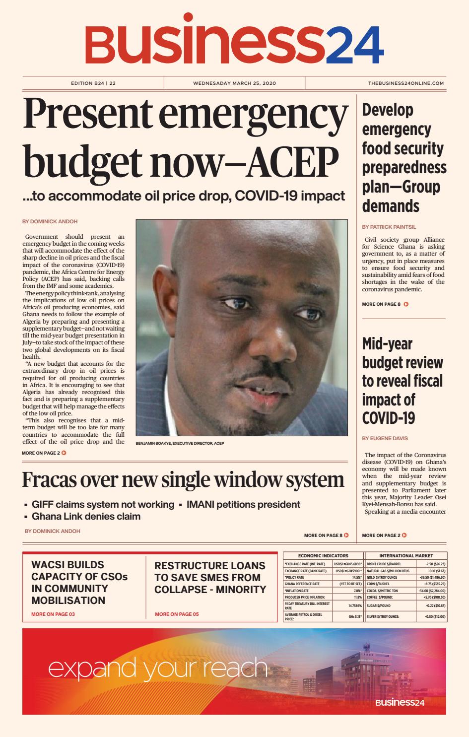 Business24 Newspaper Mar.25-2020 by Business24 Online - Issuu