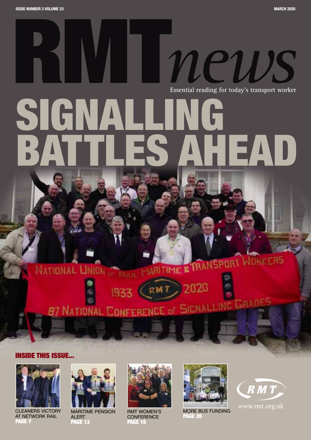 RMT News March 2020 Edition by RMT Union - Issuu