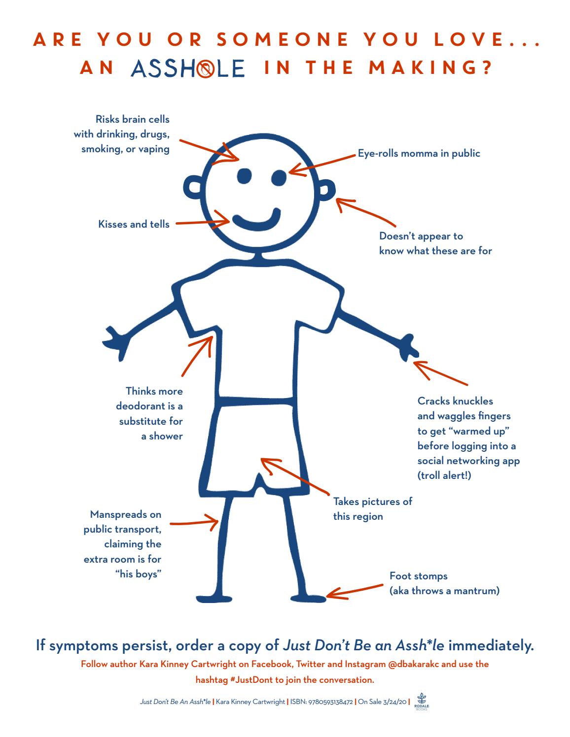 An Infographic for Just Don't Be an Assh*le by Kara Kinney Cartwright ...