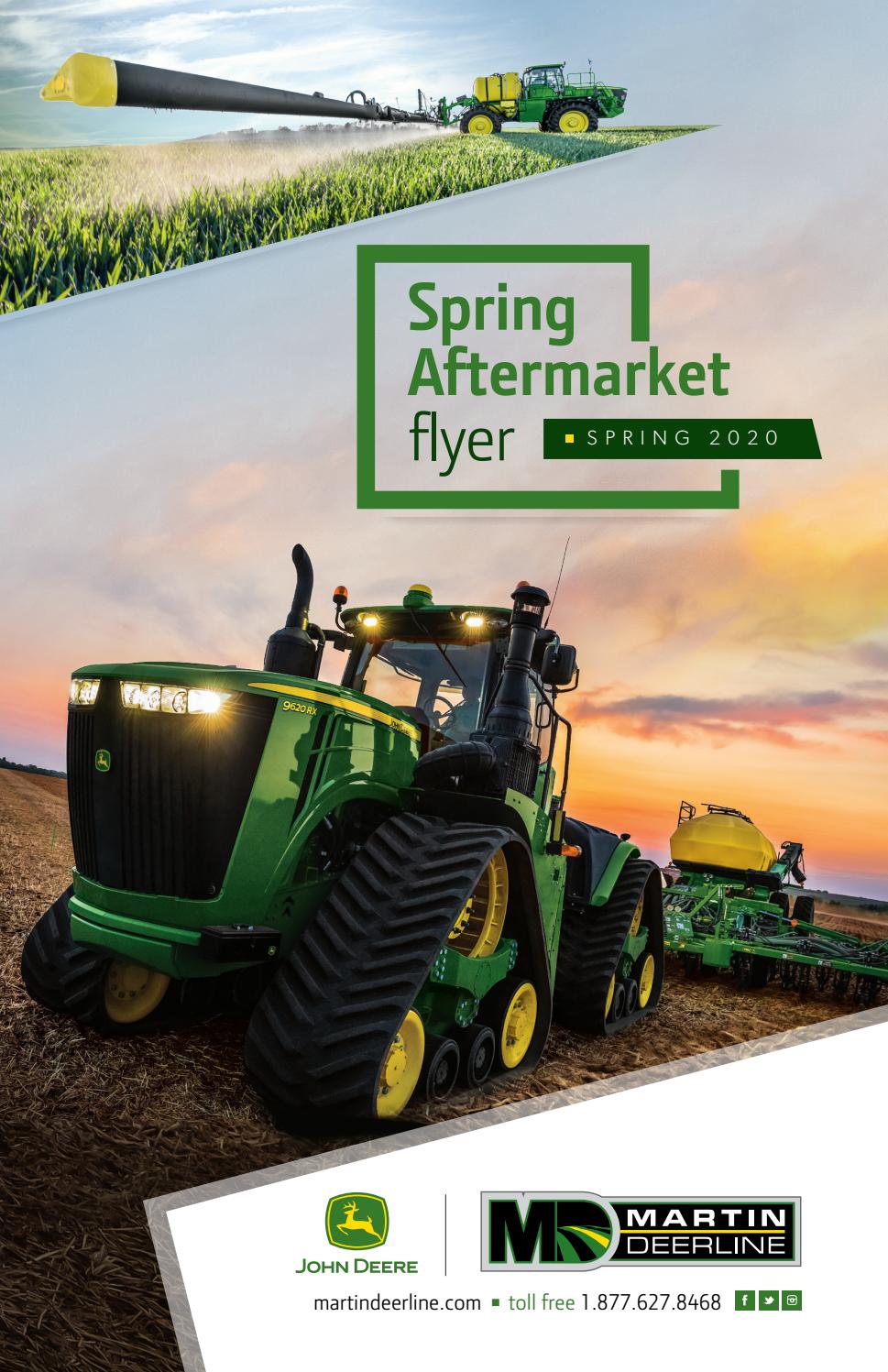 Spring Seeding & Spraying Aftermarket Flyer by Martin Deerline - Issuu
