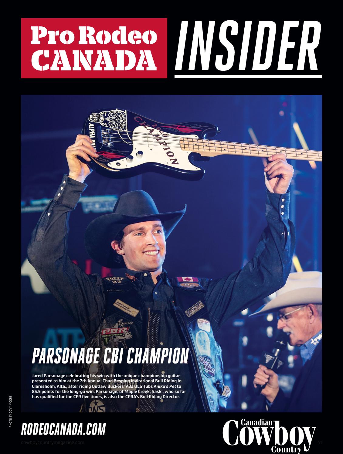 Pro Rodeo Canada Insider Apr/May 2020 by Tanner Young Publishing Group ...
