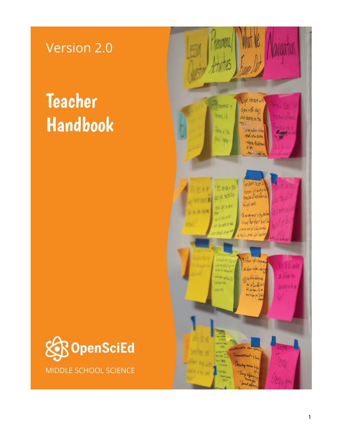 OpenSciEd Teacher Handbook Beta Version 2.0 by openscied - Issuu