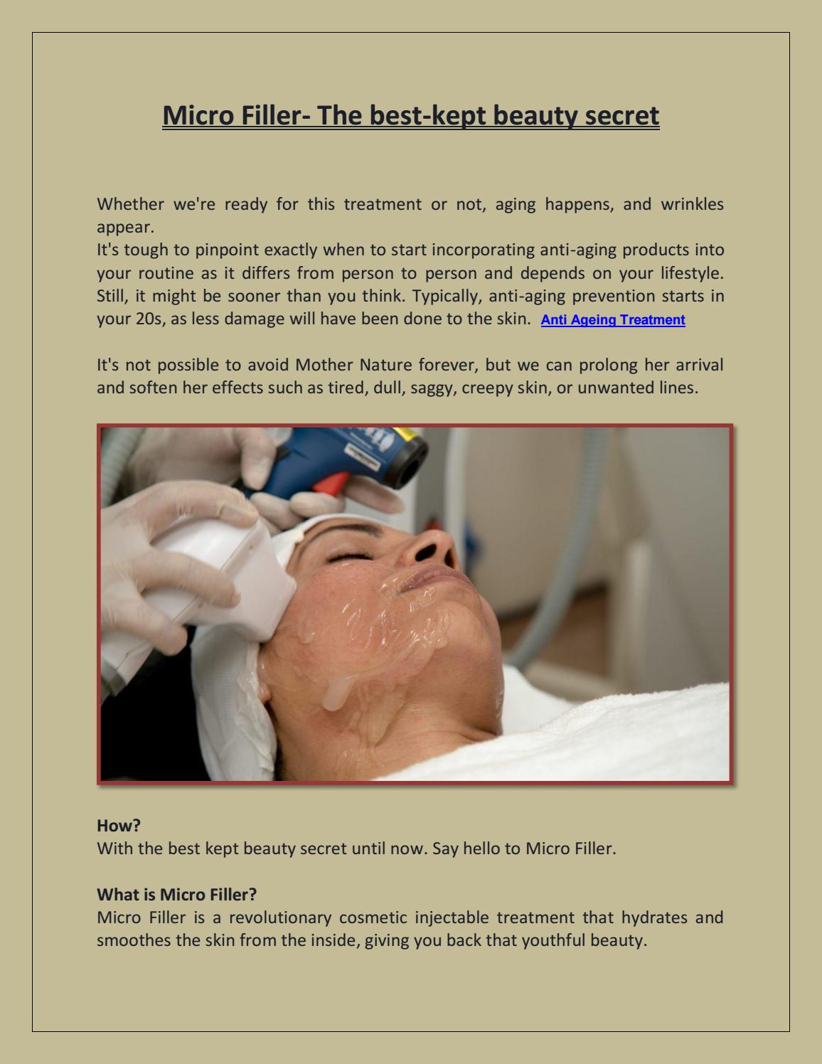 Micro Filler- The best-kept beauty secret by Binsinalaserclinic - Issuu