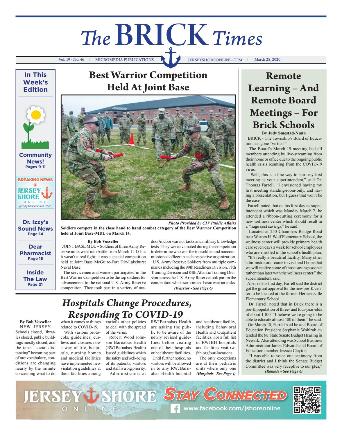 2020-03-28 - The Brick Times by Jersey Shore Online - Issuu