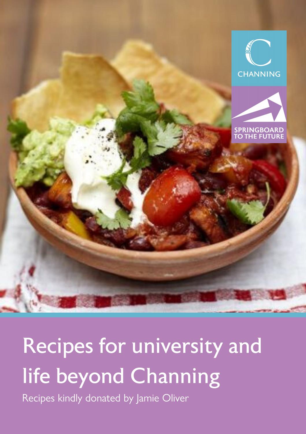 Channing - Recipes for university and life beyond Channing by Channing ...