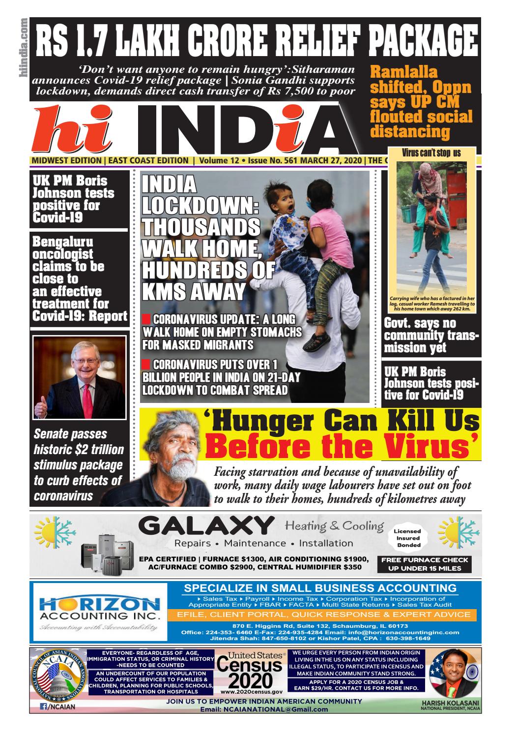 hi INDiA | March 27, 2020 by hi INDiA Weekly - Issuu