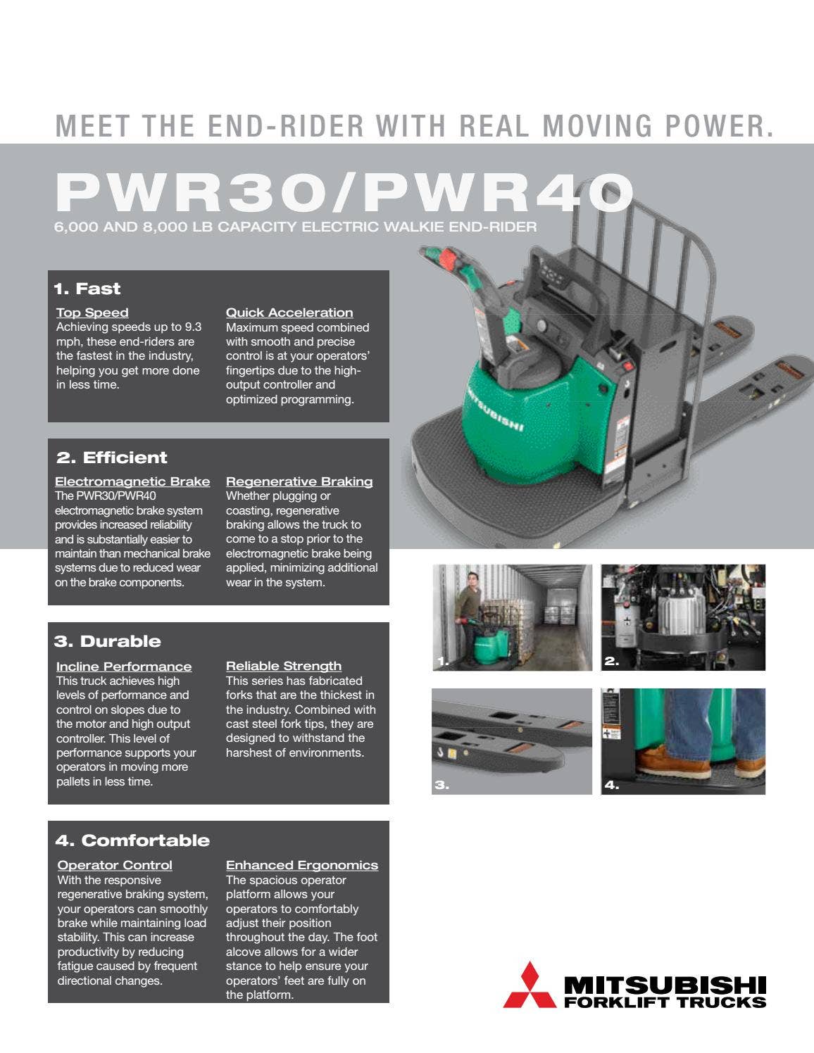 Mitsubishi Walkie End-Rider (PWR30-PWR40) by Herc-U-Lift Inc. - Issuu