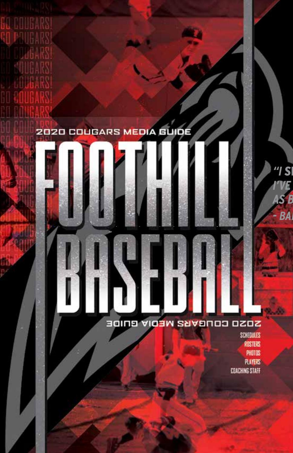 Foothill 2020 Baseball Media Guide by Bench Craft Company - Issuu
